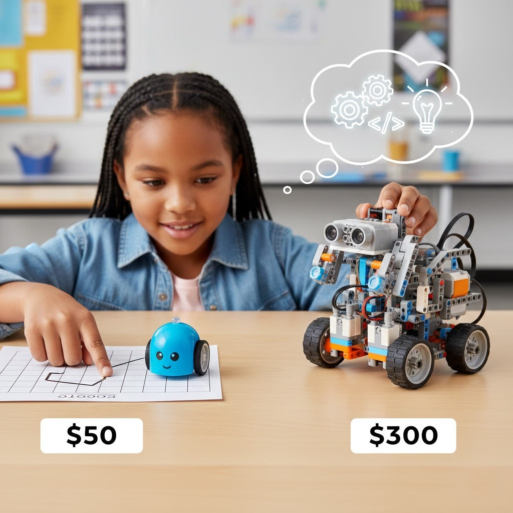 $50 vs. $300 STEM Robot: Can a Cheap Robot Still Teach Valuable Skills