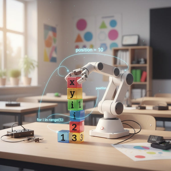 Coding Concepts Explained: Teaching Loops and Variables with a Robot A