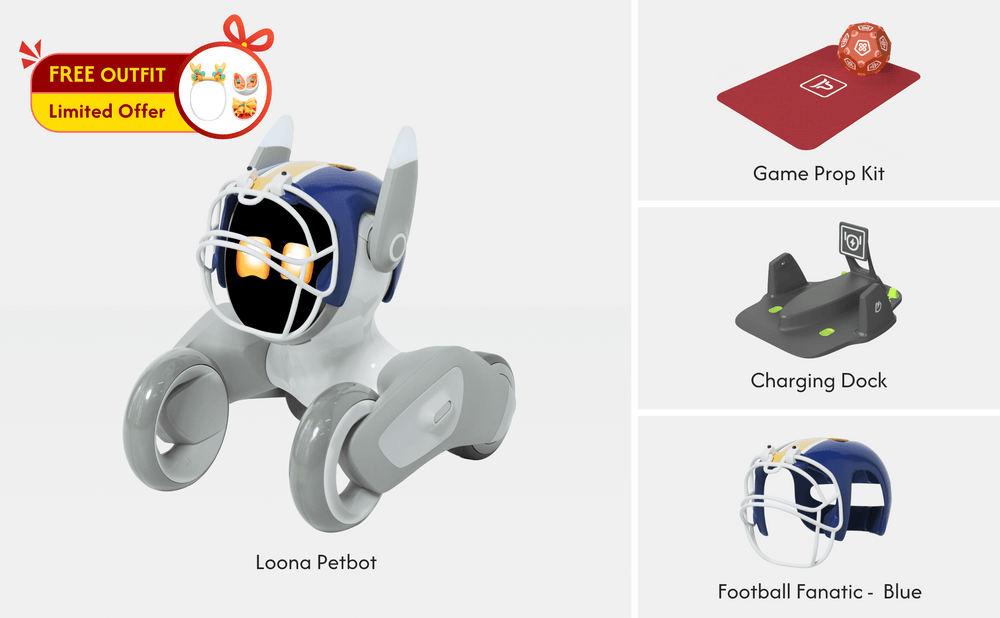 Loona Realistic Emo Robot Pet Dog - Your Smart AI Companion Robot ...