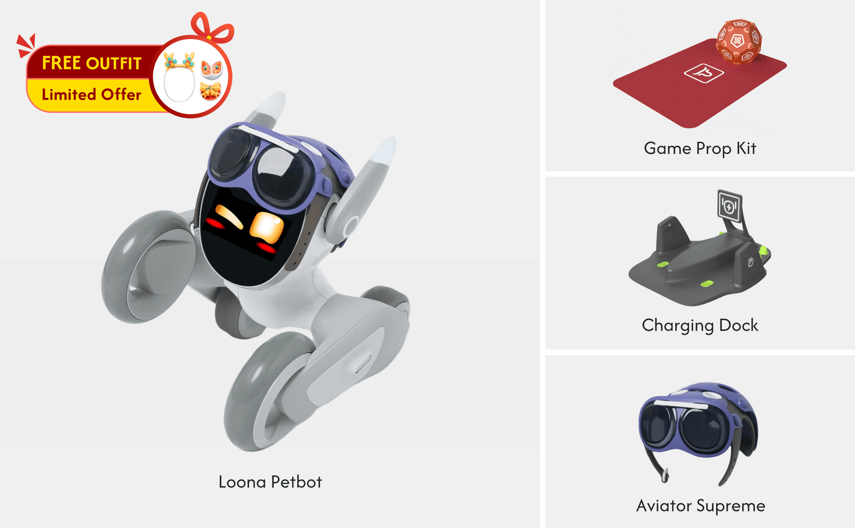 Loona Realistic Emo Robot Pet Dog - Your Smart AI Companion Robot | KEYi Robot Pets US