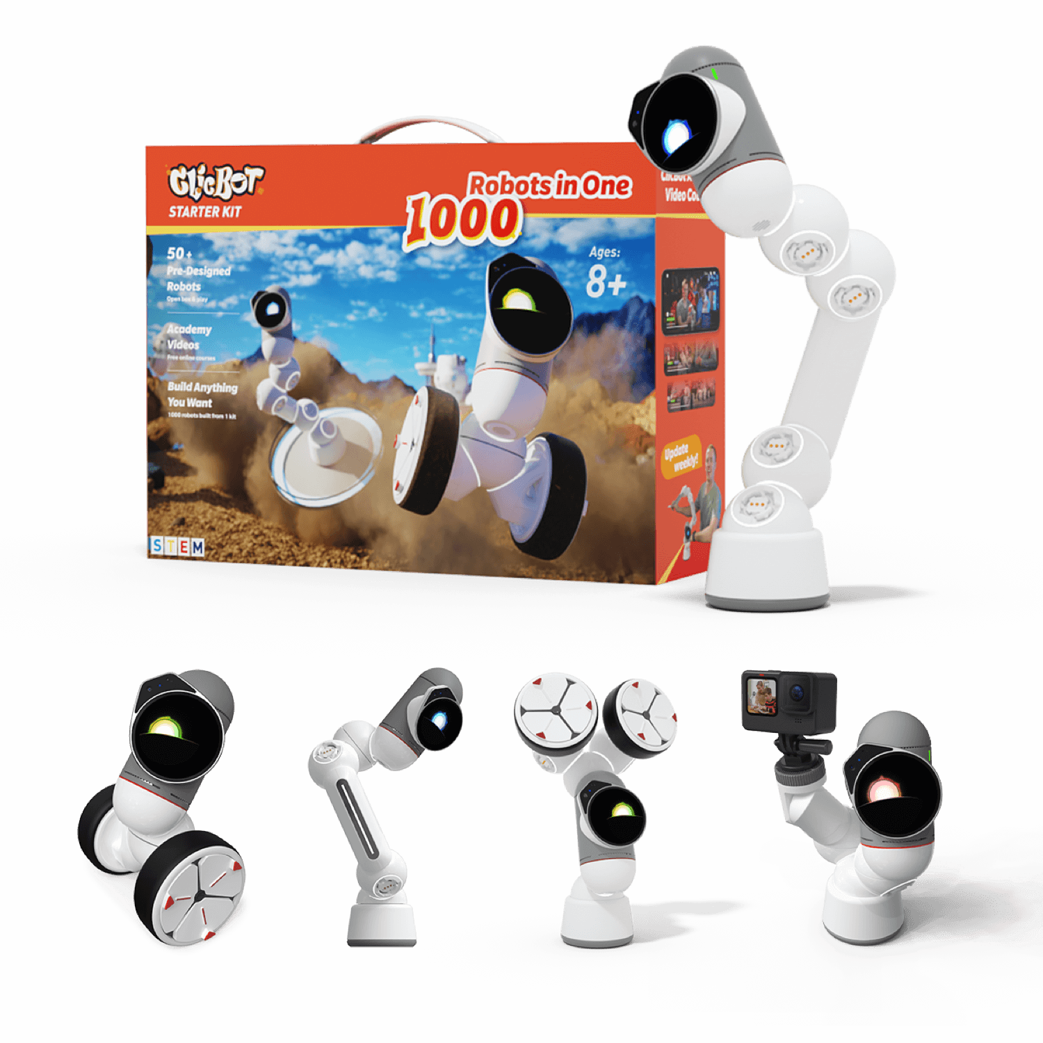 KEYI STEM ClicBot Kits & Robotics for Kids